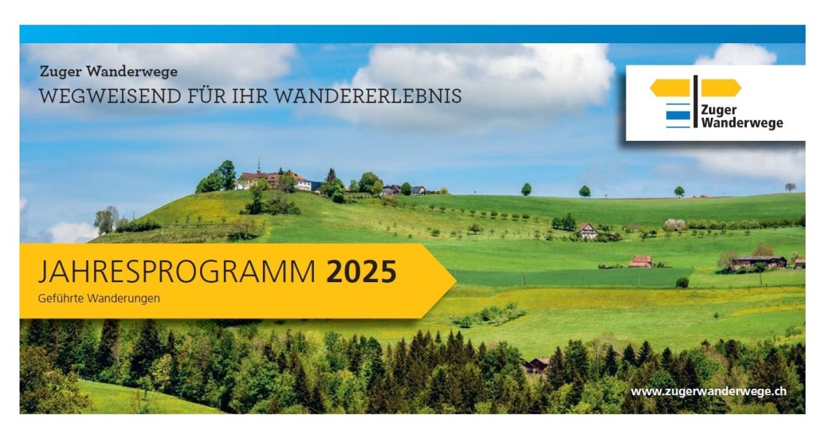 ZWW Jahresprogramm 2025 • Zuger Wanderwege